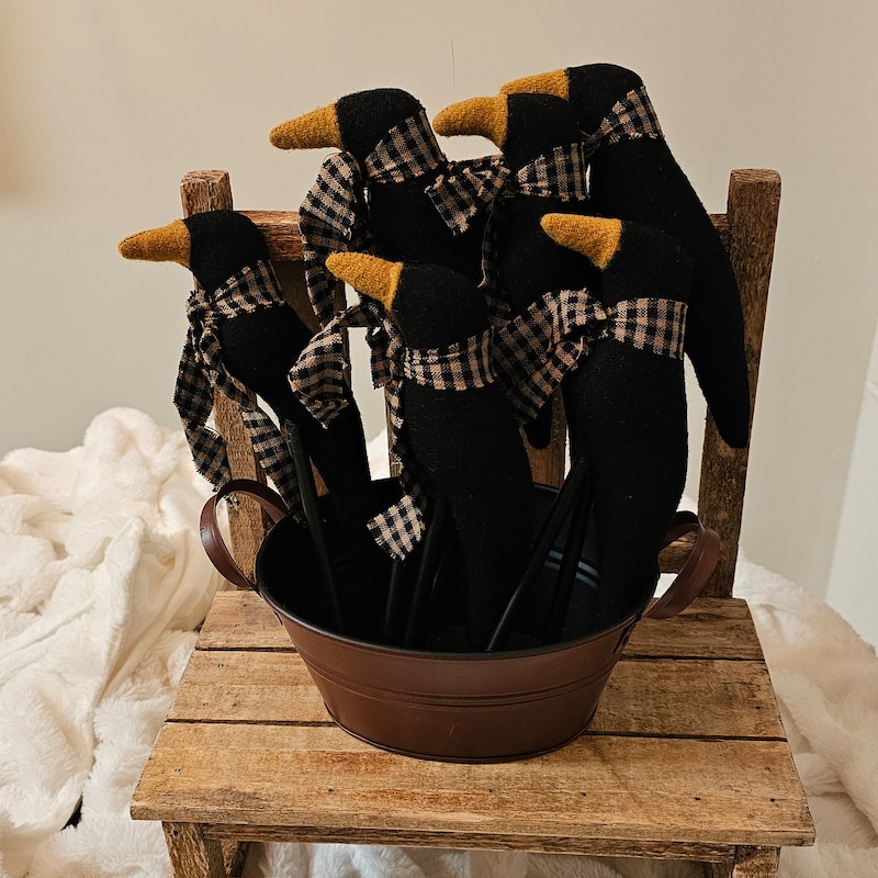 Primitive Crows - Etsy