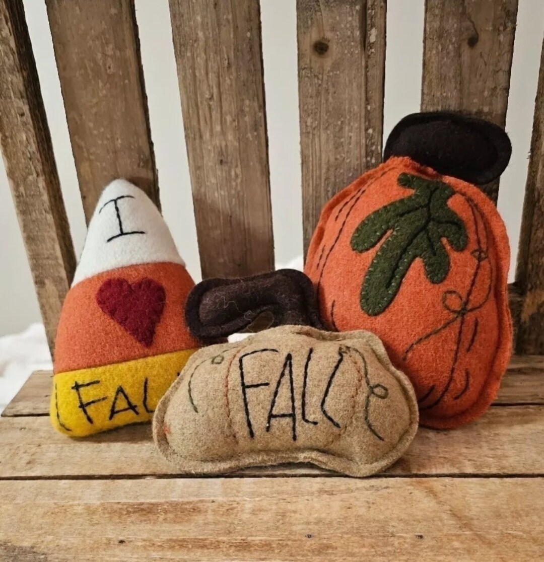 Happy Fall to All Bowl Filler Set Primitive Country Rustic Farmhouse - Etsy