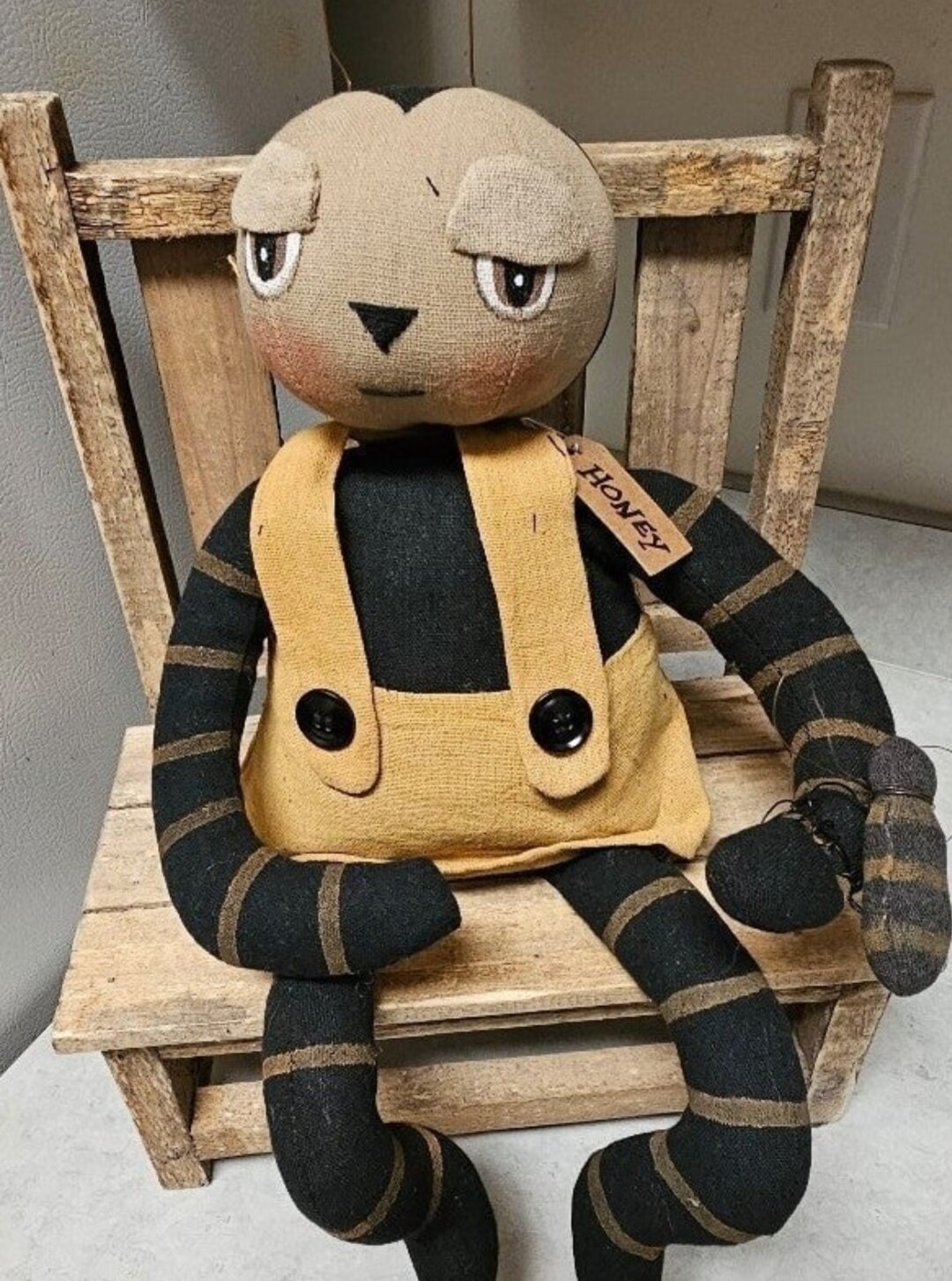 Primitive Honey Bee Doll - Etsy