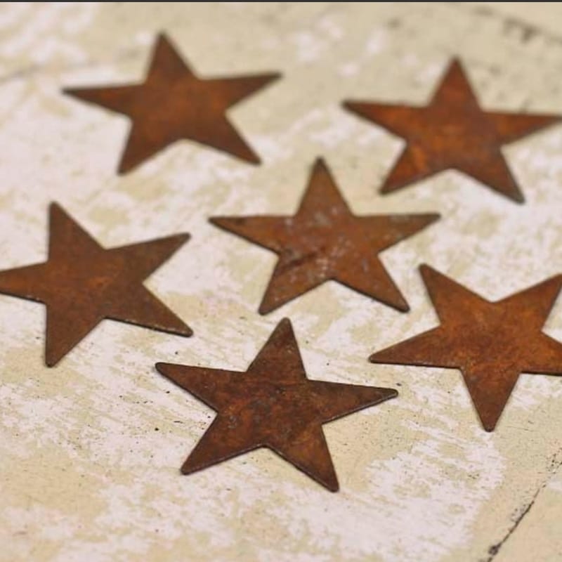 Rustic Metal Stars - Etsy