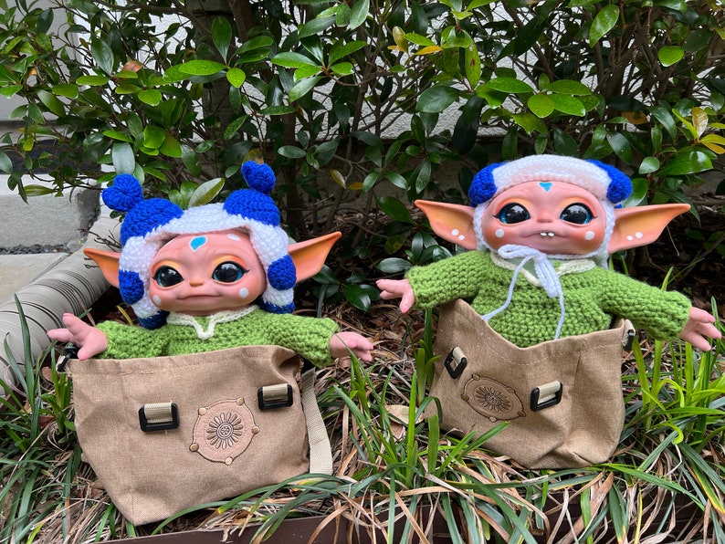 Custom Painted Baby Yoda Youngling Jedi Baby Ahsoka Tano. - Etsy