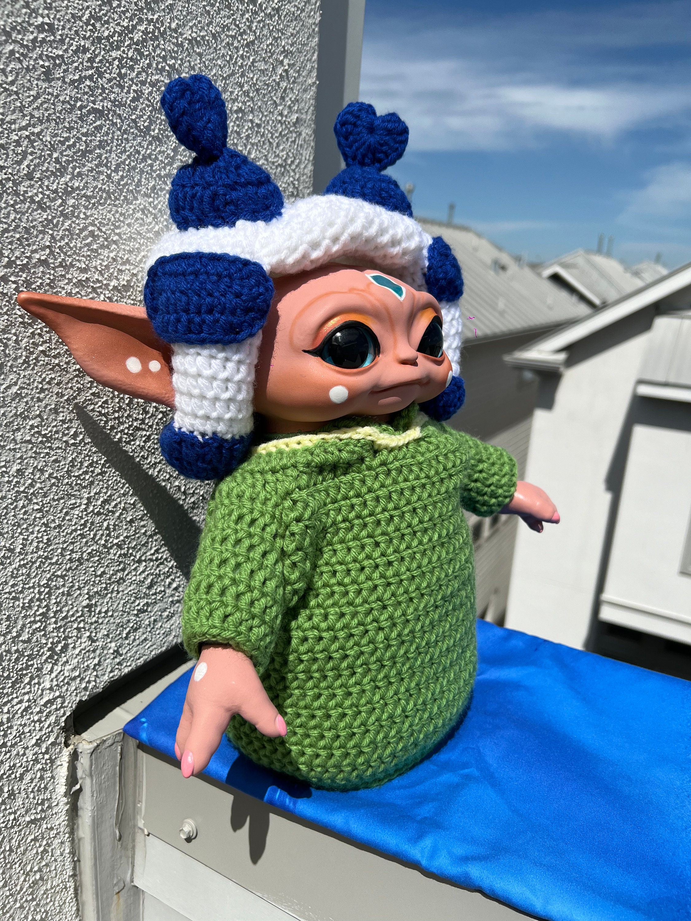 Custom Painted Baby Yoda Youngling Jedi Baby Ahsoka Tano. Rare Finds ...