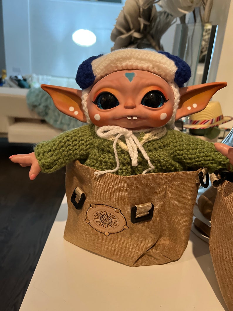 Custom Painted Baby Yoda Youngling Jedi Baby Ahsoka Tano. - Etsy