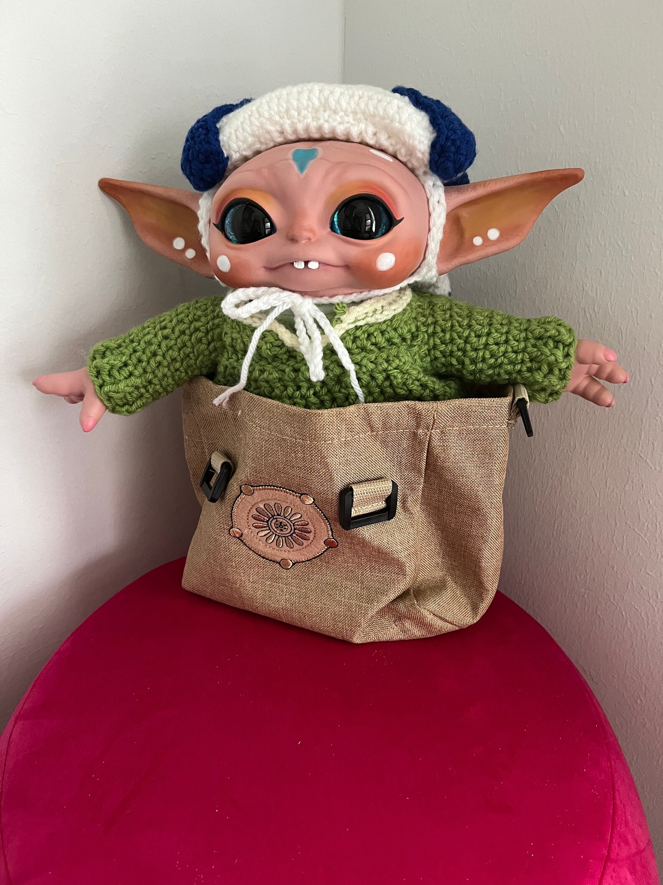 Custom Painted Baby Yoda Youngling Jedi Baby Ahsoka Tano. - Etsy
