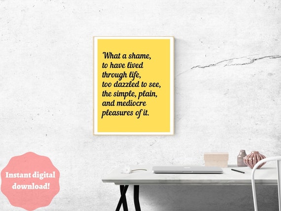 Printable Inspirational Quote Wall Art/poster-8 X 10 in - Etsy