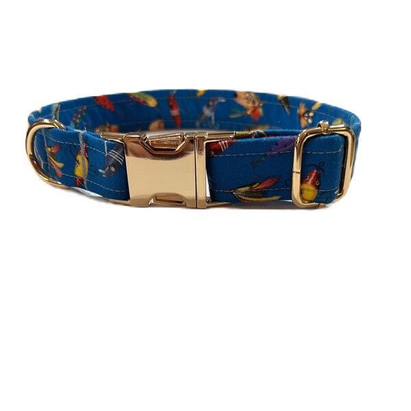 Fishing Dog Collar - Etsy