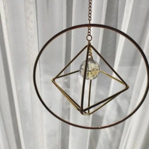 Sacred Geometric Suncatcher/rainbow Prism/prism Suncatcher/window Sun ...