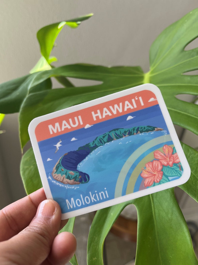 Maui Molokini Sticker Hawaii - Etsy