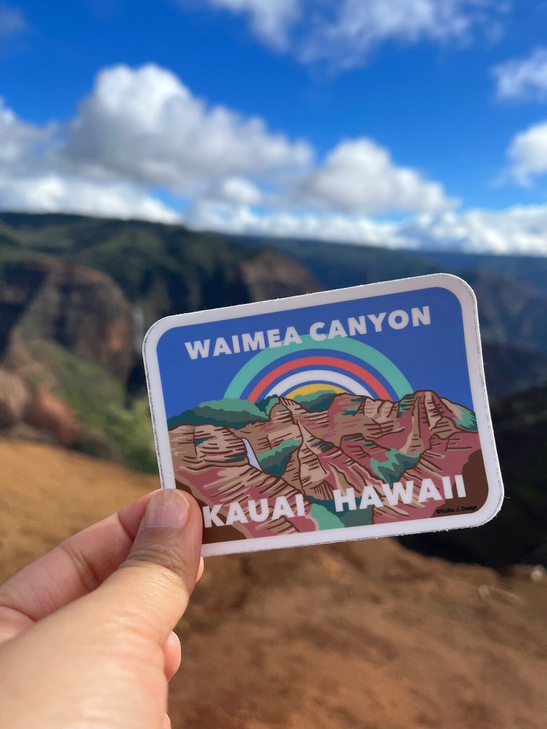 Waimea Canyon Kauai Sticker - Etsy