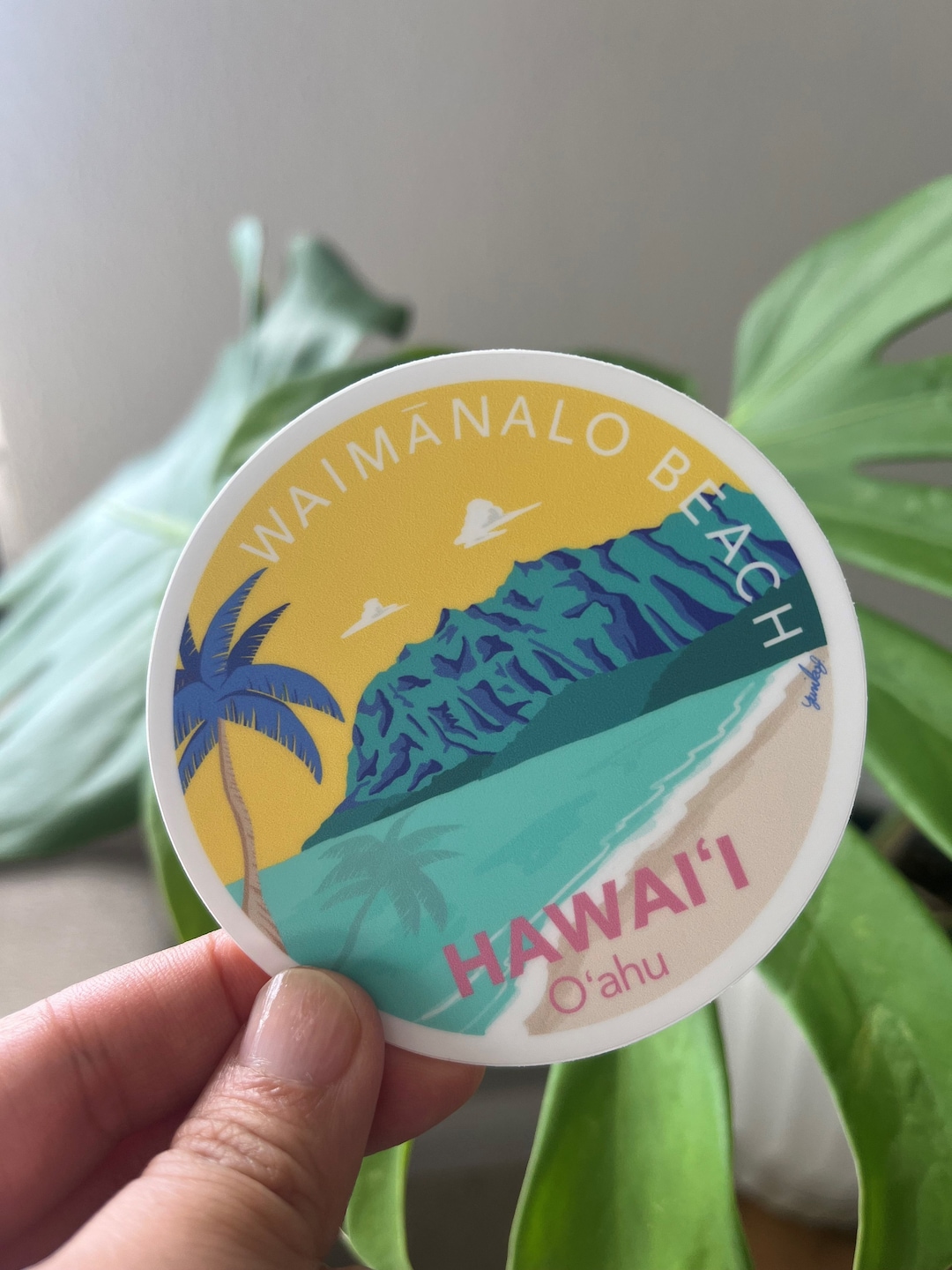Waimanalo Beach - Oahu Hawaii Sticker - Etsy