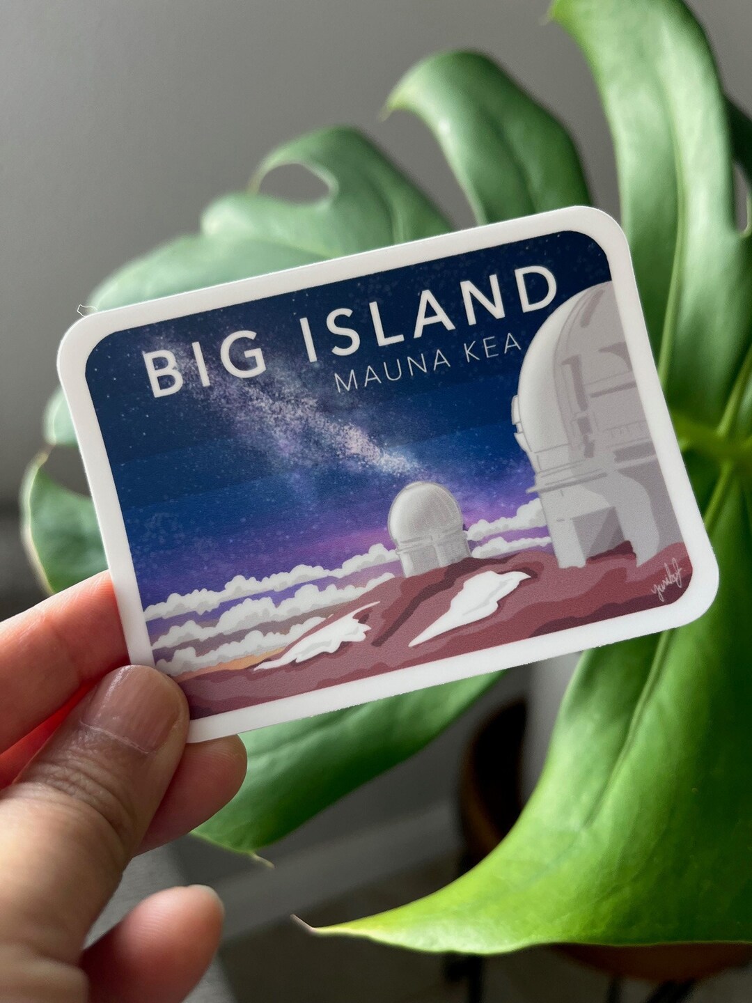 Mauna Kea Sticker - Big Island, HAWAII - Etsy