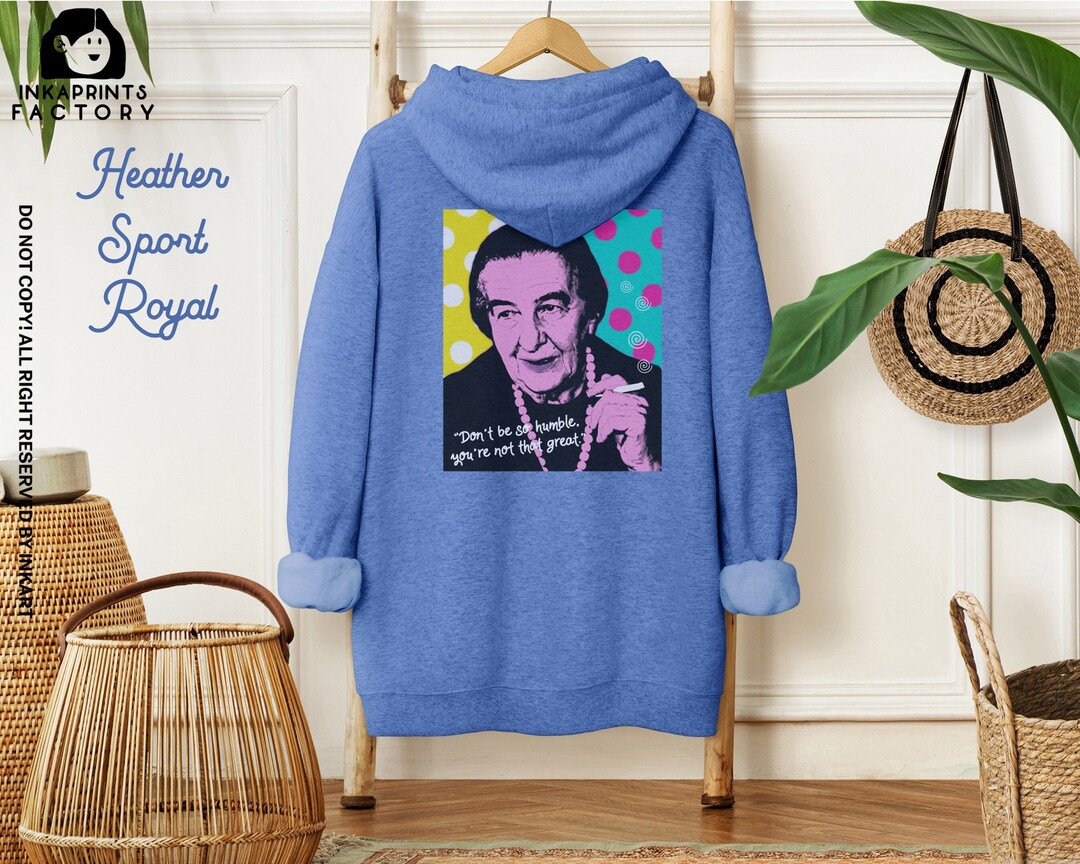 Golda Meir Sweatshirt Art Sweat Art Sweat Shirt Modern Art Sweat ...