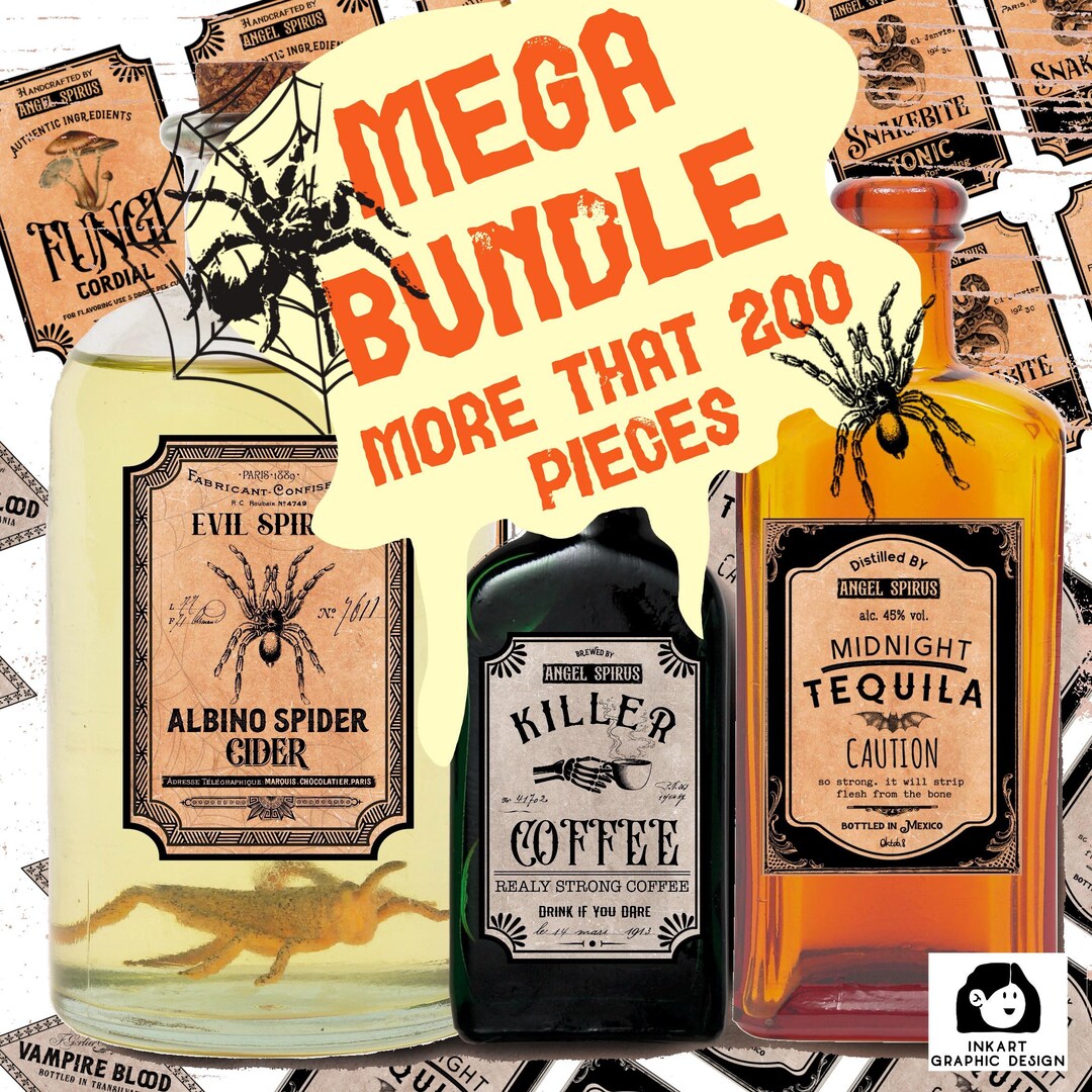 Potion Labels Printable Position Bottle Labels Download Diy Potion ...