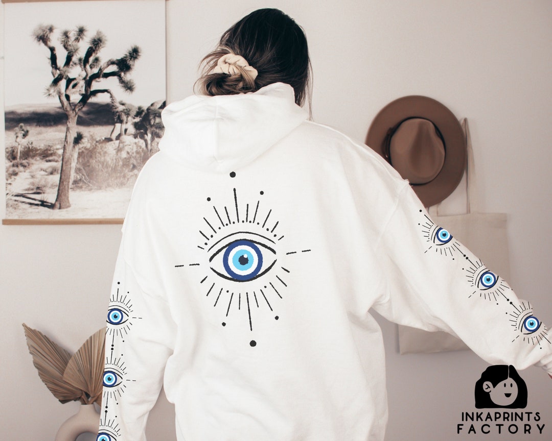 Celestial Hoodi, Evil Eye Hoodie, Third Eye Hoodie, Hamsa Sweatshirt ...