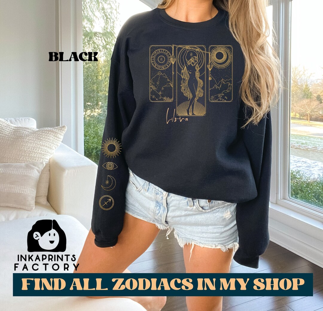 Big Three Sweatshirt Big Three Big Three Shirt Libra Sweatshirt ...