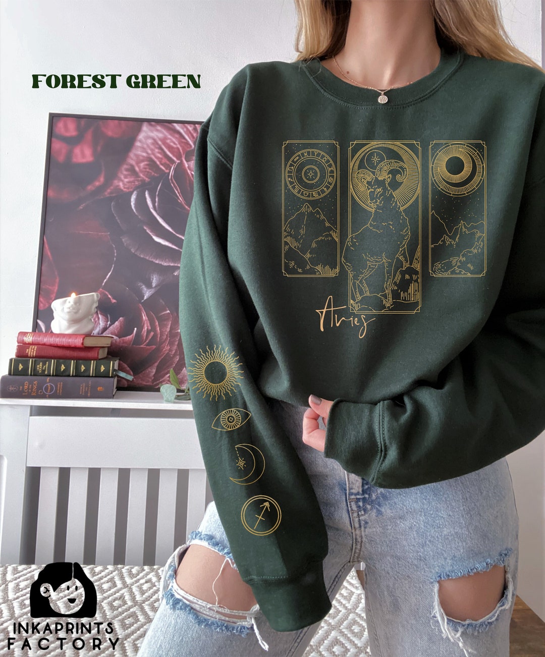 Big Three Zodiac Sweatshirt Zodiac Sweats Sagittarius Sweat Aries ...