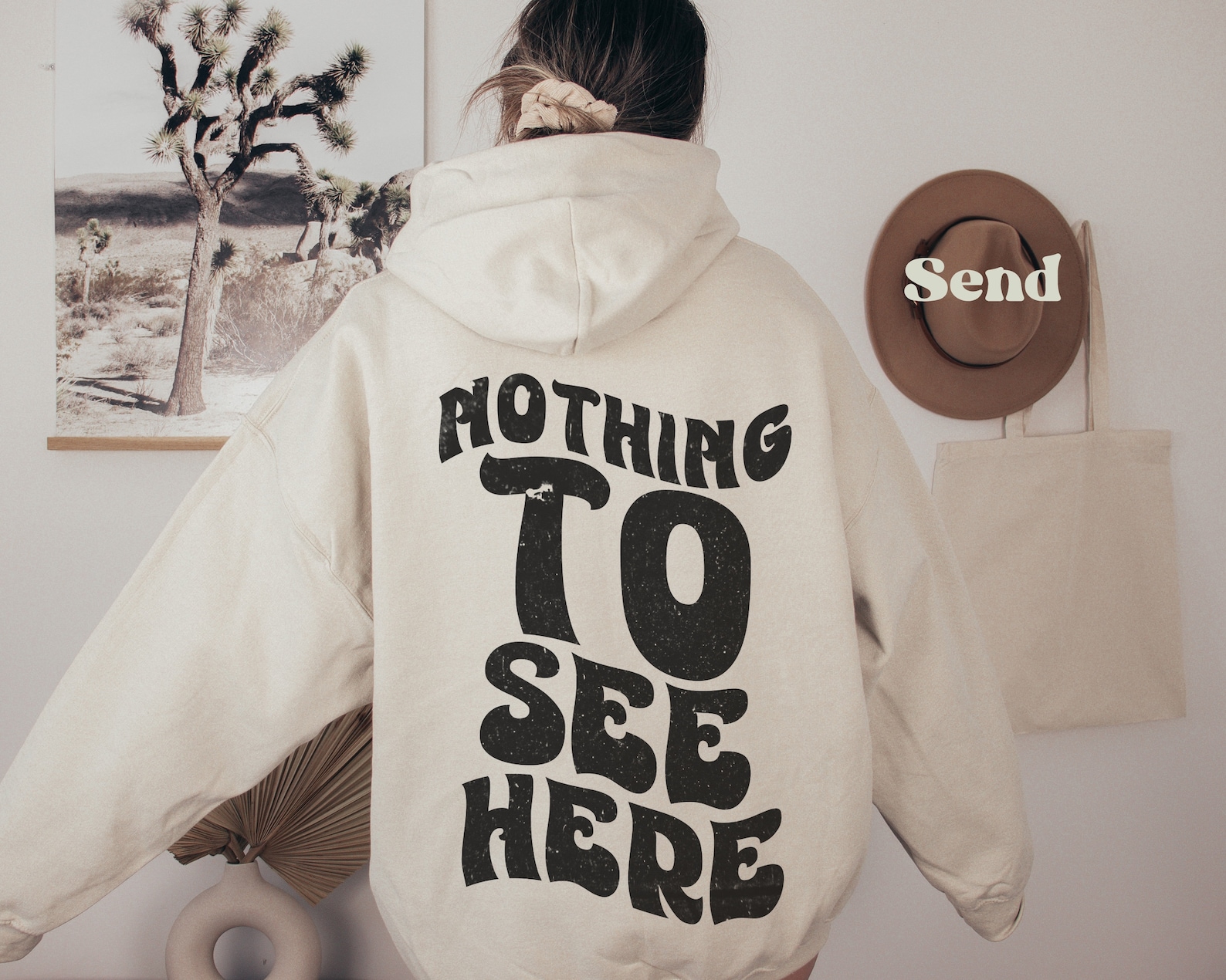 Retro Text Hoodie Words on Back Hoodie Trendy Hoodie Retro - Etsy