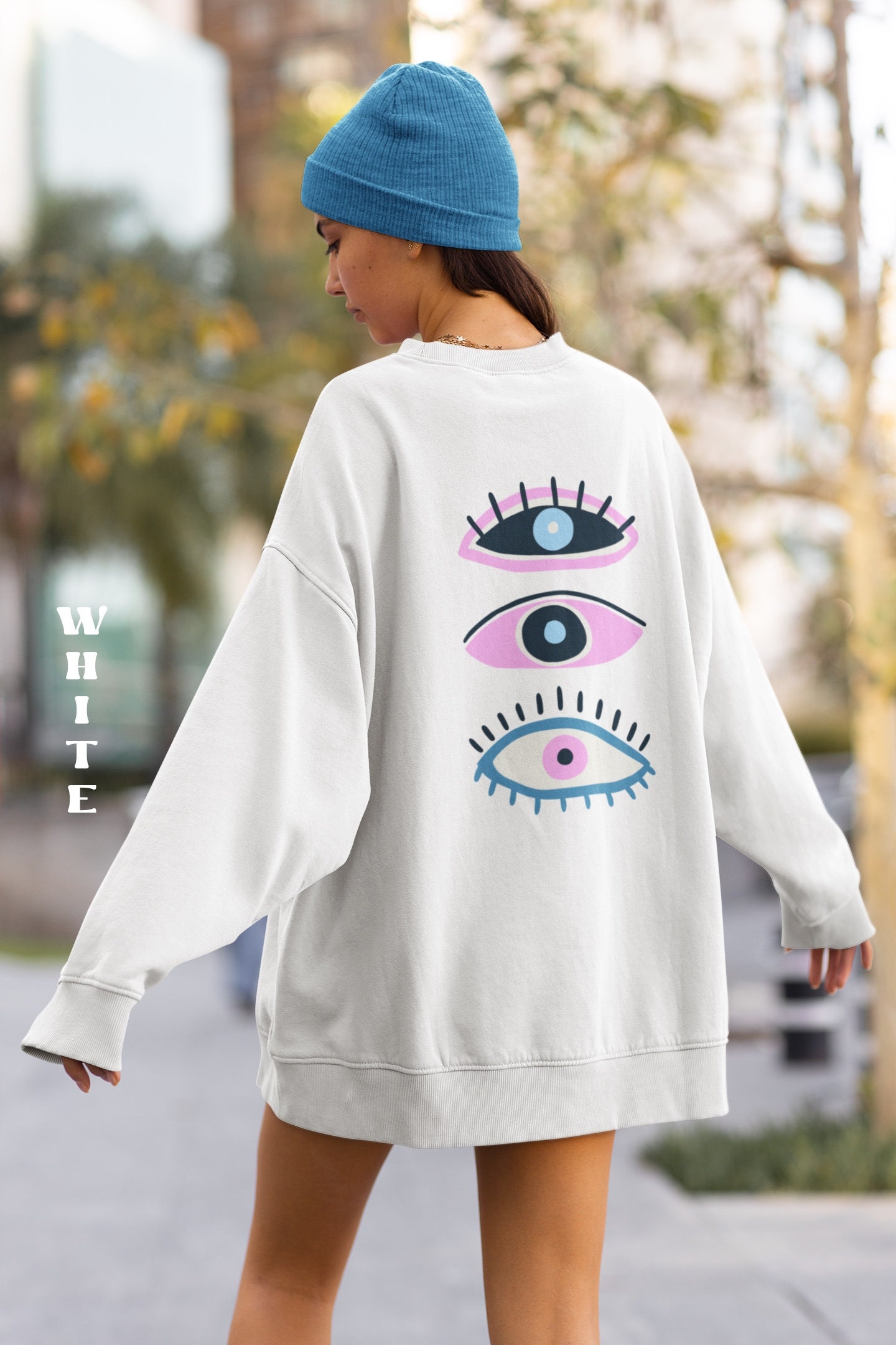 Evil Eye Sweats, Evil Eye Crewneck, Third Eye Hoodie, Hamsa Sweatshirt ...