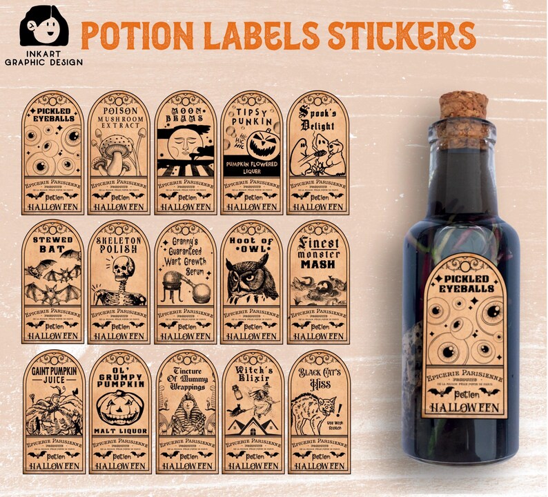 Potion Labels Printable Position Bottle Labels Download Diy Potion ...