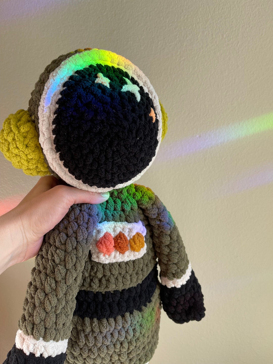 Crocheted Astronaut Lovey XL Crochet Lovey Outer Space - Etsy
