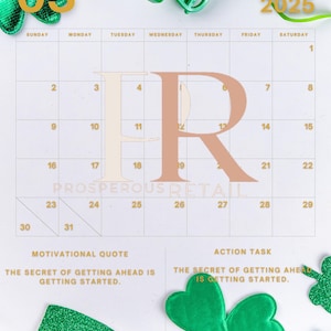 Motivational 2025 Printable Calendar Monthly Planner With Inspirational ...