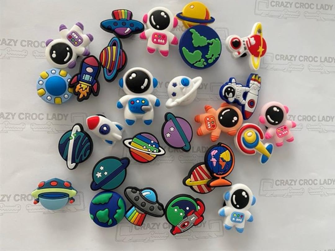 Croc Charm Space Planets Astronauts UFO Jibbit - Etsy UK