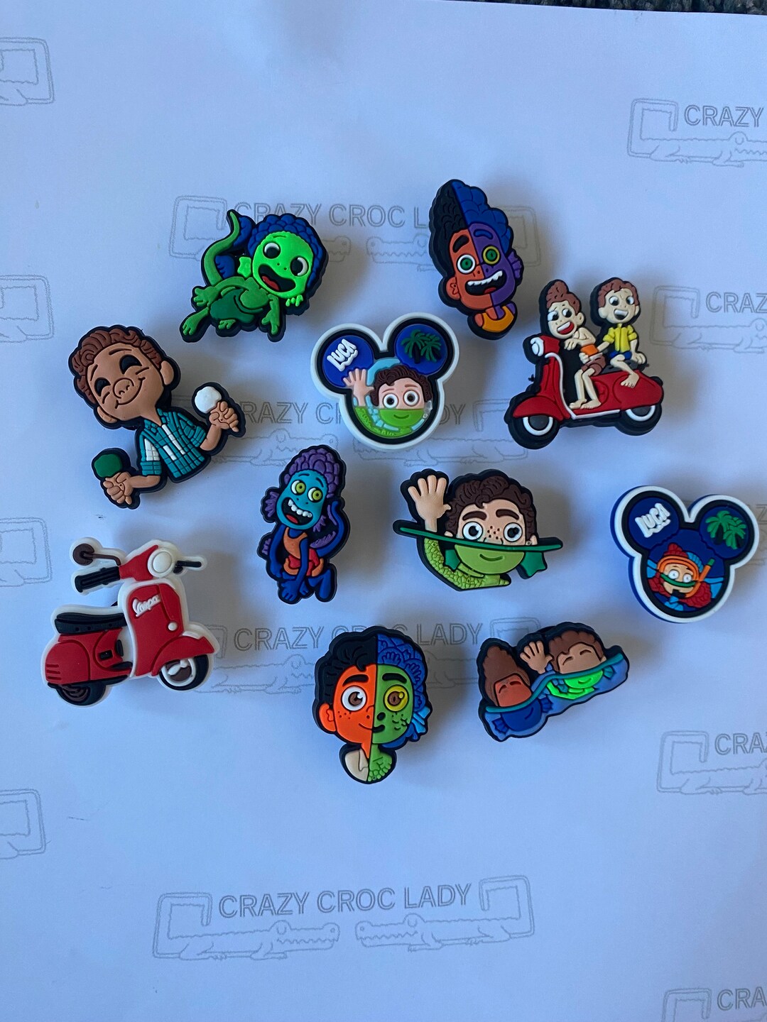 Croc Charm Disney Luca Jibbit - Etsy