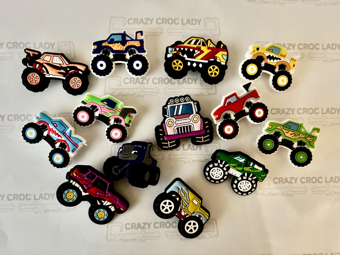 Croc Charm Monster Trucks Tractors Jeep Racing Cars Jibbit - Etsy UK