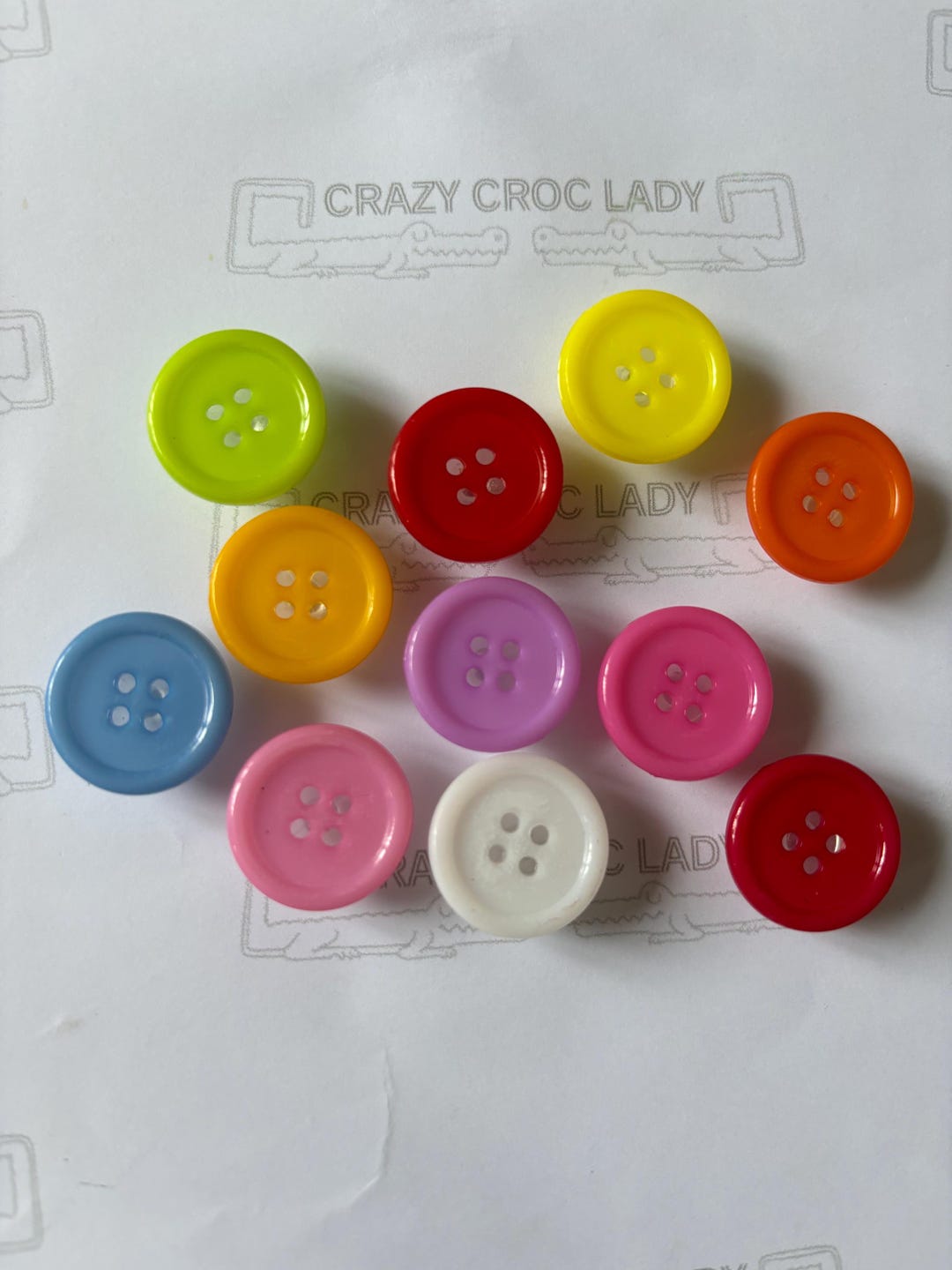 Croc Charm 3D Button Sewing Jibbit - Etsy