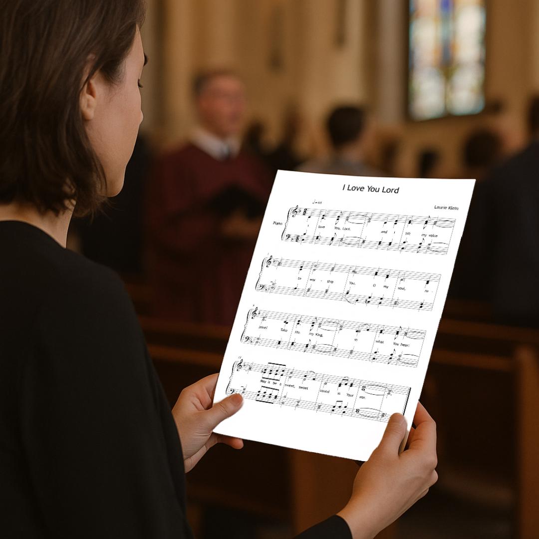 I Love You, Lord by Laurie Klein - Easy Piano Sheet Music PDF ...
