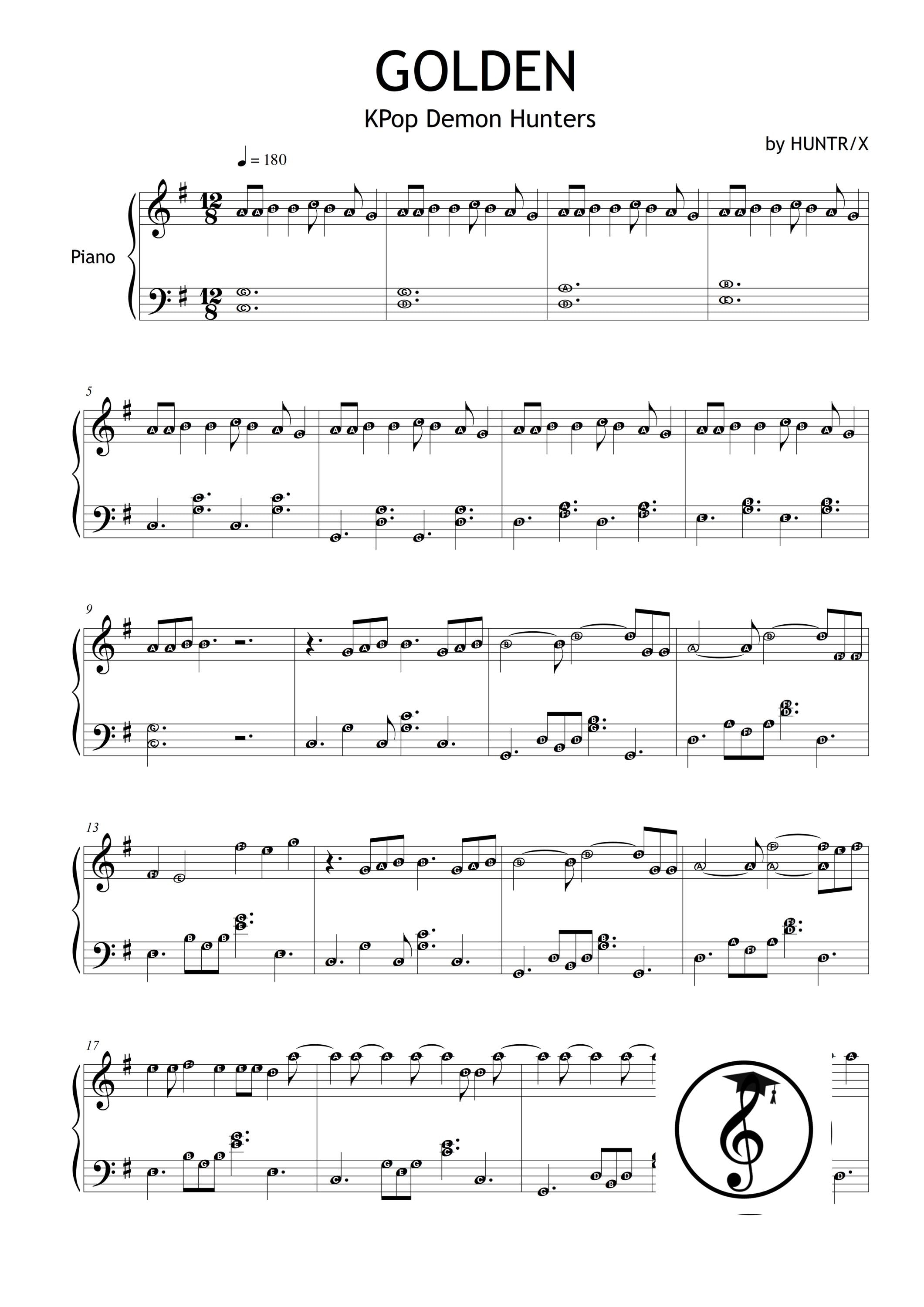 KPOP Demon Hunters Piano Collection | Professional Easy Piano Sheet ...