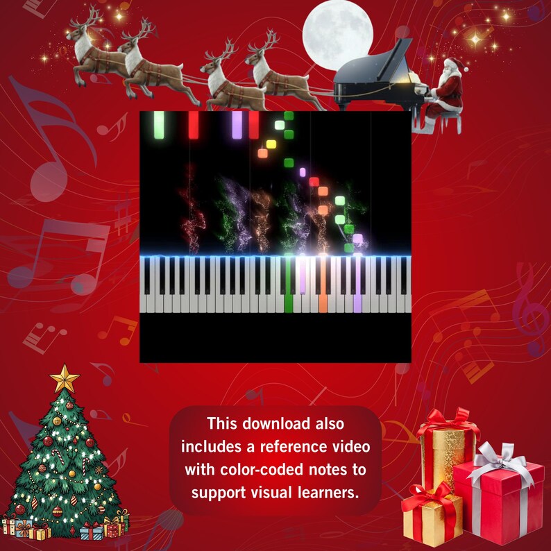 Hallelujah – Leonard Cohen – Grade 1 Beginner Christmas Piano Sheet ...