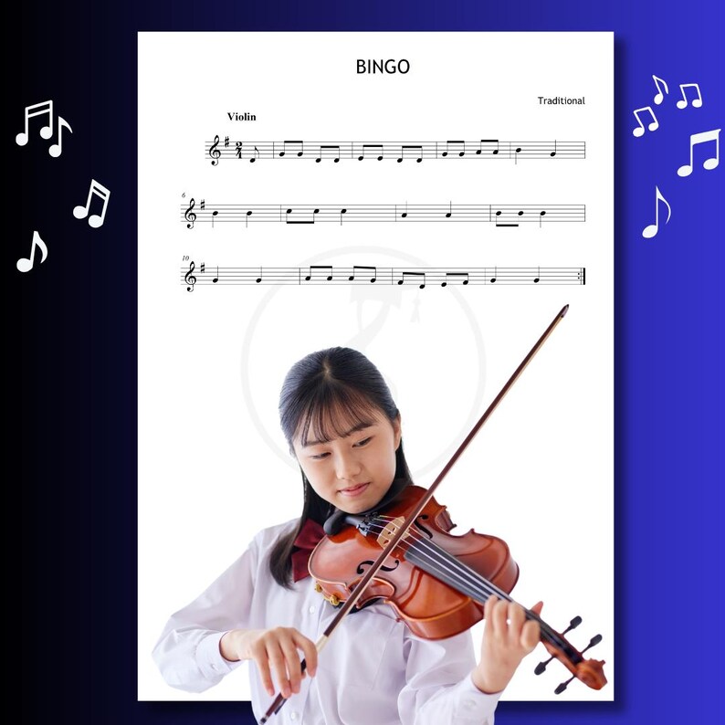 Bingo - American Folk Song Sheet Music | Piano + Voice + Instrument ...