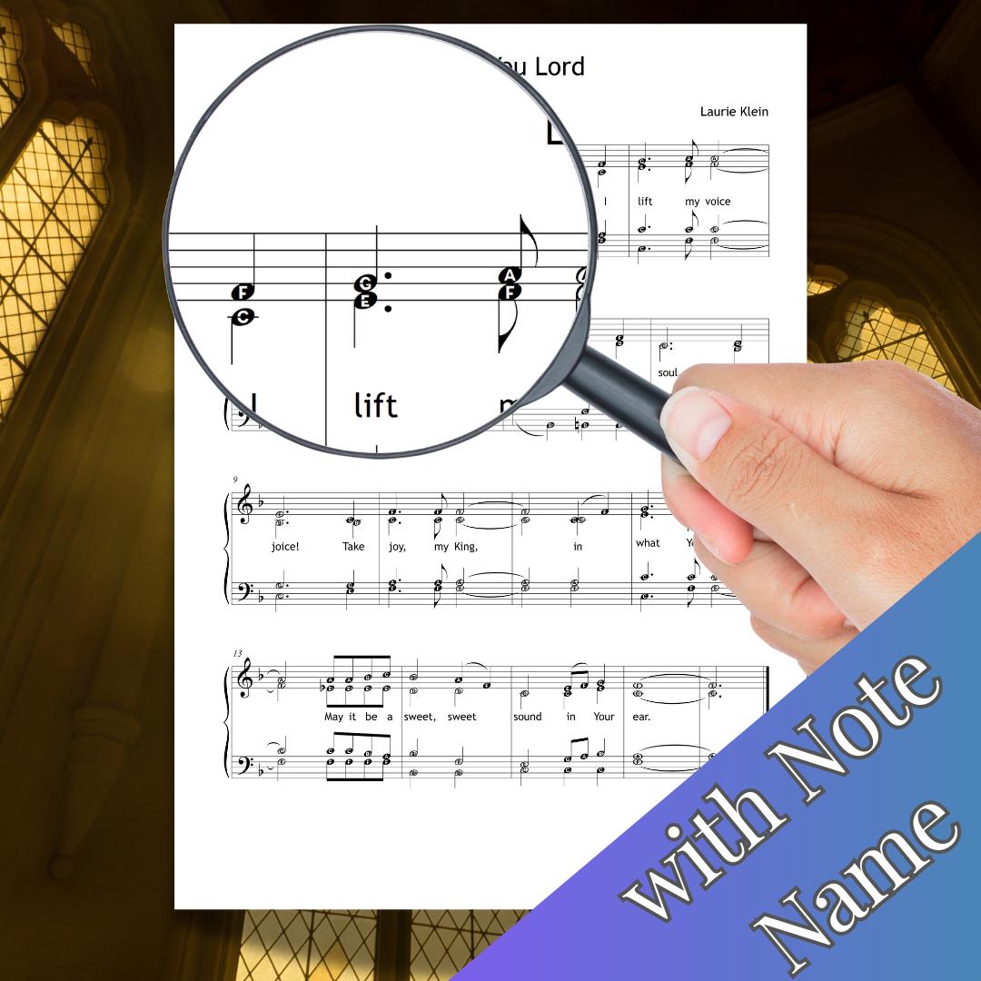 I Love You, Lord by Laurie Klein - Easy Piano Sheet Music PDF ...