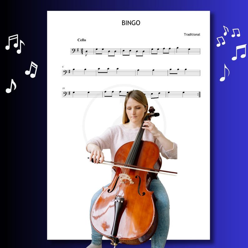 Bingo - American Folk Song Sheet Music | Piano + Voice + Instrument ...