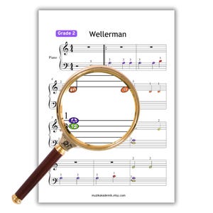 Wellerman Easy Piano Sheet Music for Kids Grade 2 | Letter Notes ...