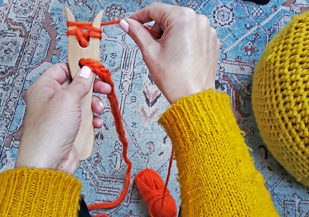 Knitting Fork, Lucet Made of Wood - Etsy