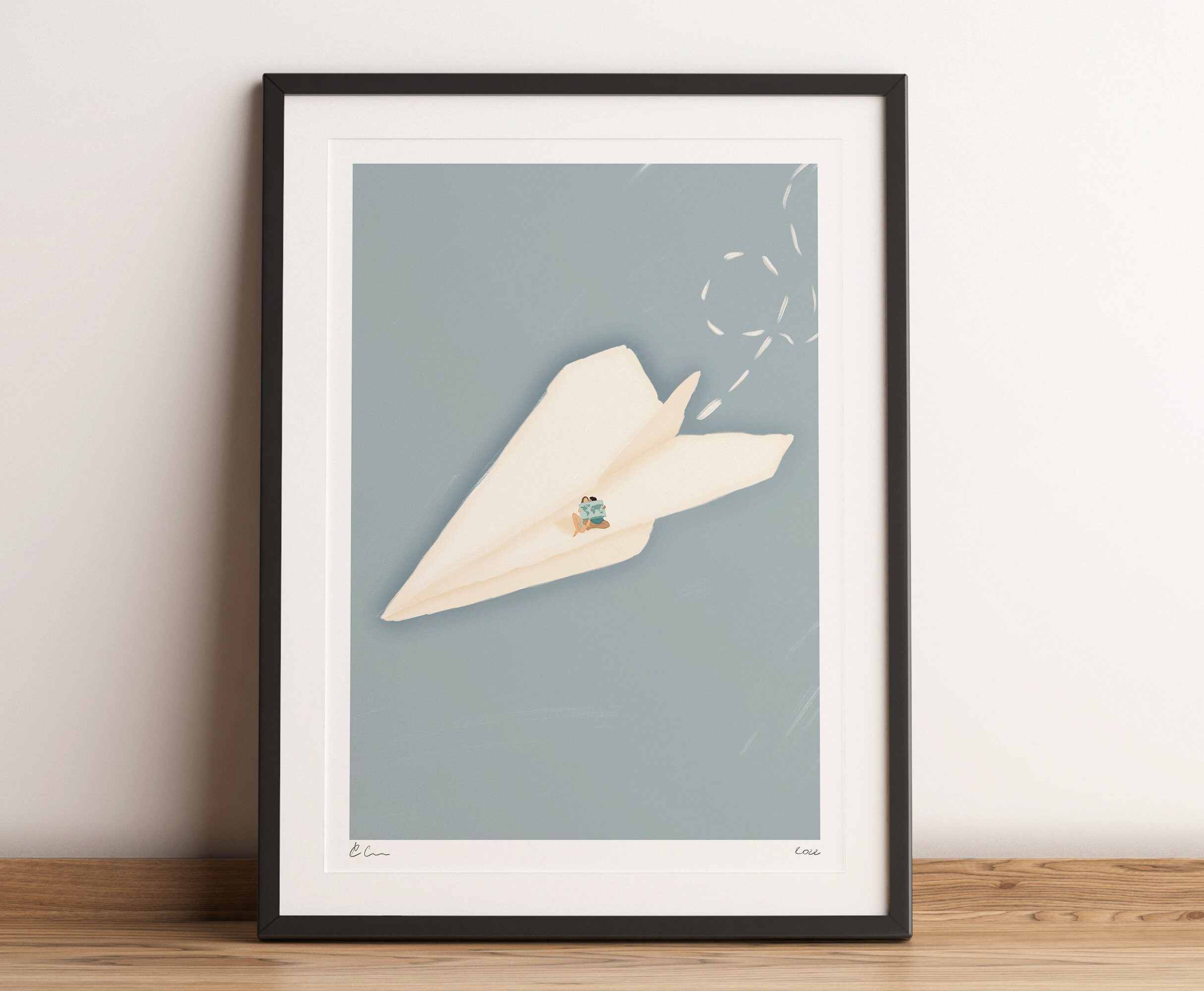 Paper Traveler Paper Plane Airplane Wanderlust Origami - Etsy