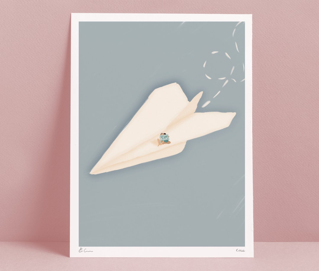 Paper Traveler Paper Plane Airplane Wanderlust Origami - Etsy
