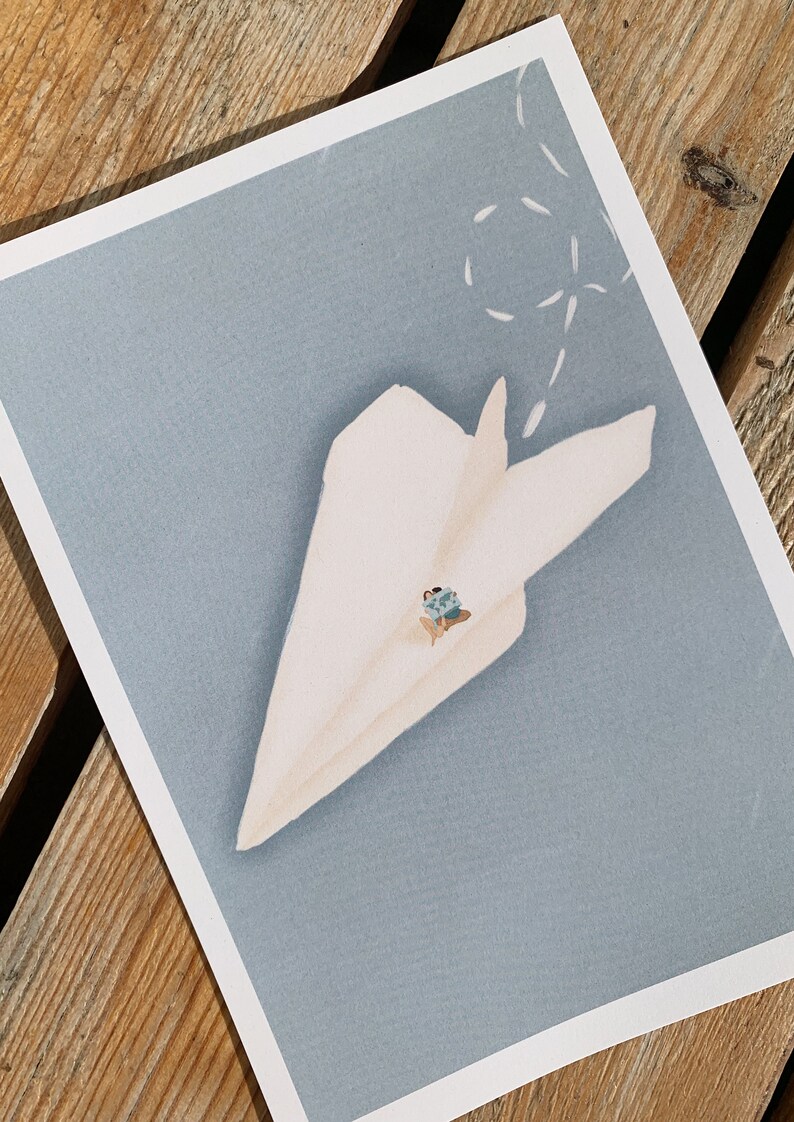 Paper Traveler Paper Plane Airplane Wanderlust Origami - Etsy