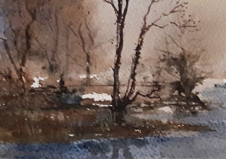 Original Art. Devon Watercolour Landscape Art, Watercolour Original ...