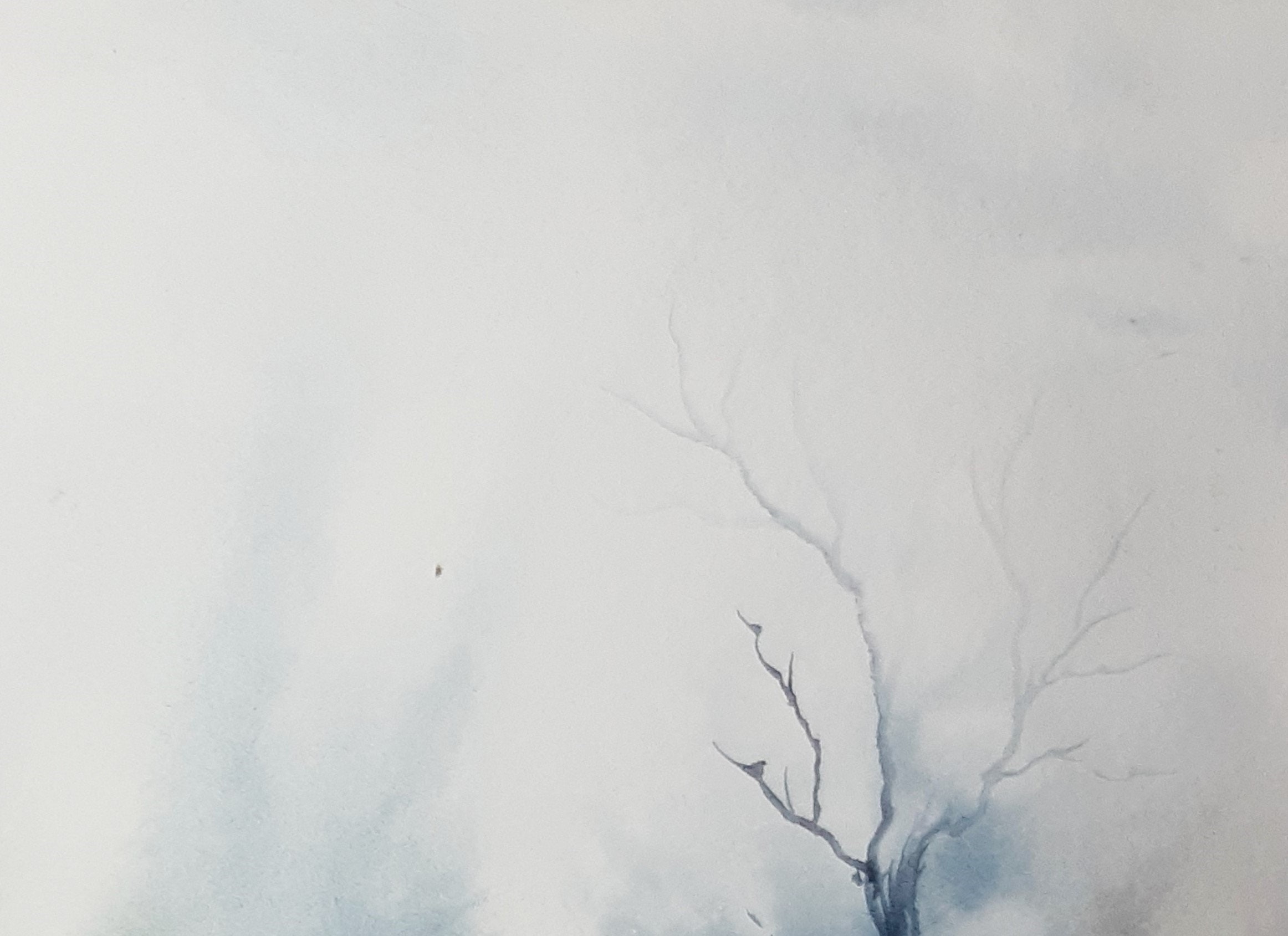 Original Devon Minimalist Watercolor Landscape, Home Decor, Painting ...