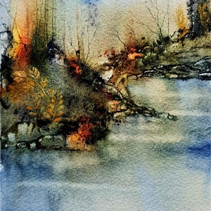 Original Signed Watercolour Landscape Painting Titled - Etsy