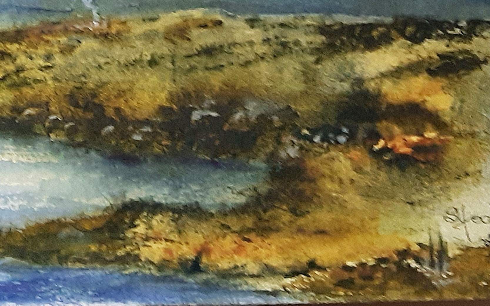 Original Art. Devon Original Watercolour Landscape, Watercolor Painting ...