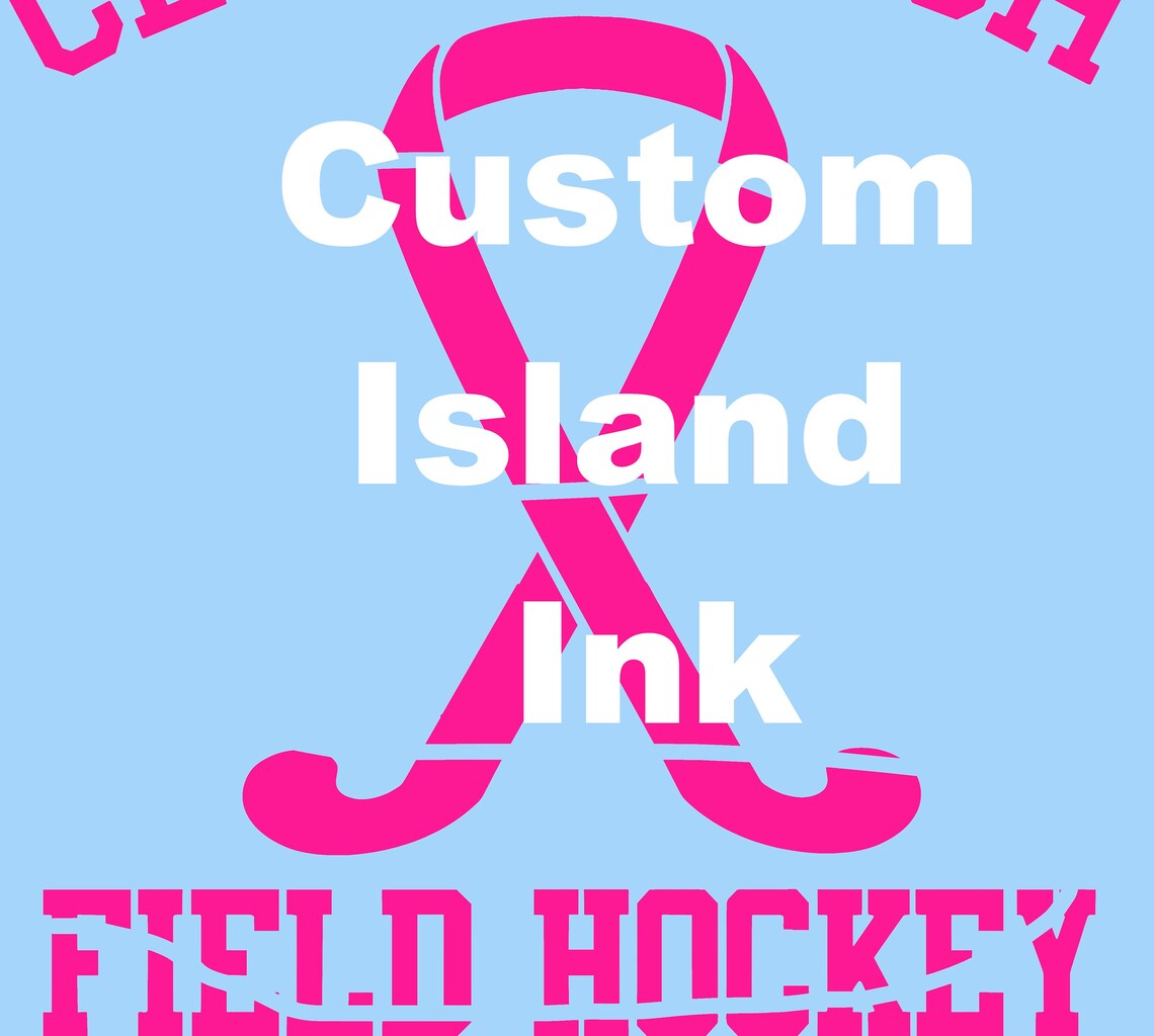 Field Hockey Breast Cancer Ribbon PNG - Etsy