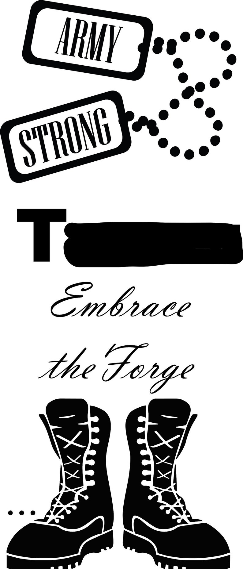 Forge Lantern Decals Personalized 4 Decals - Etsy