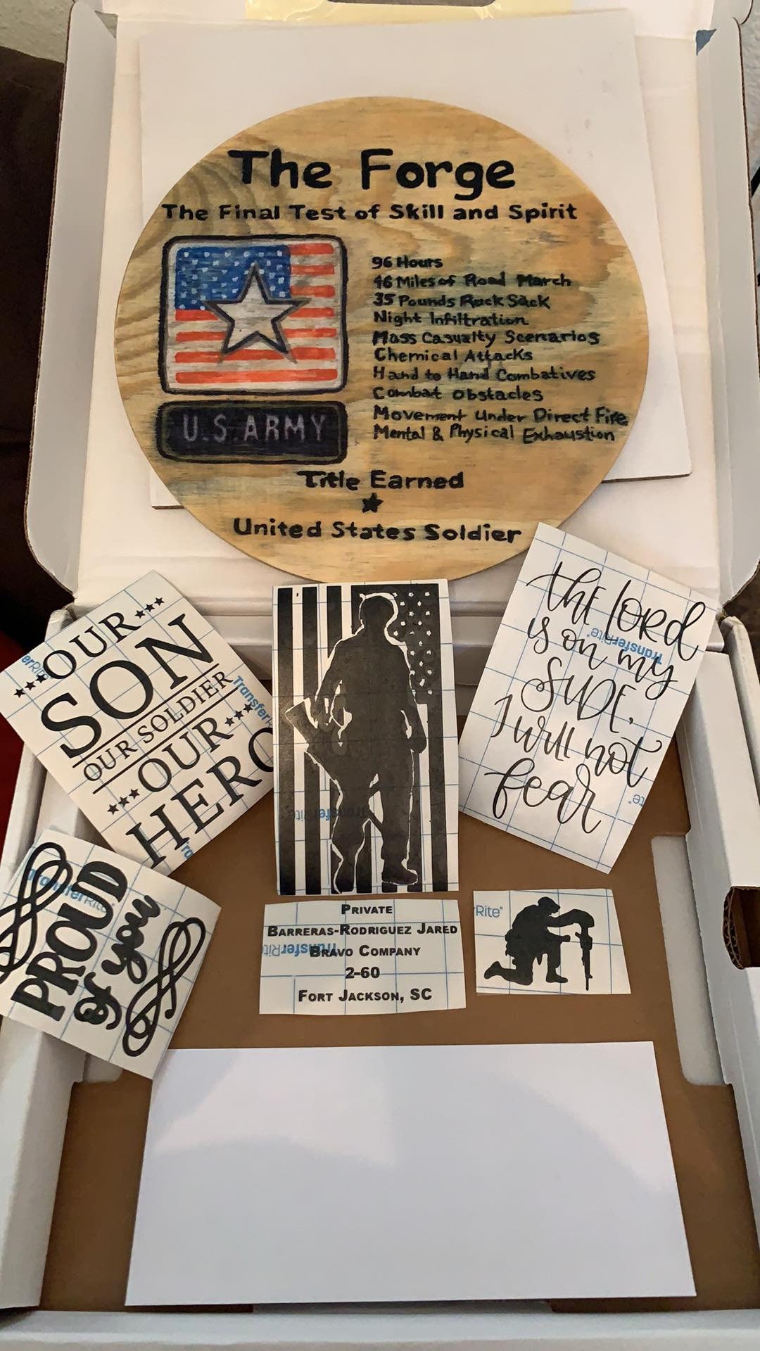 Forge Lantern Decals Personalized 4 Decals - Etsy