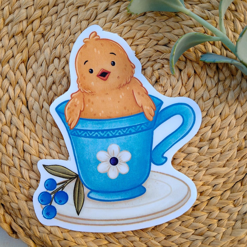 Stickers Vinyl Stickers Chicken Stickers Animals Cute Sticker Kids ...