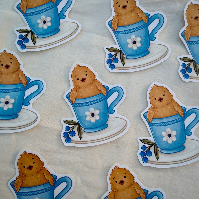 Stickers Vinyl Stickers Chicken Stickers Animals Cute Sticker Kids ...