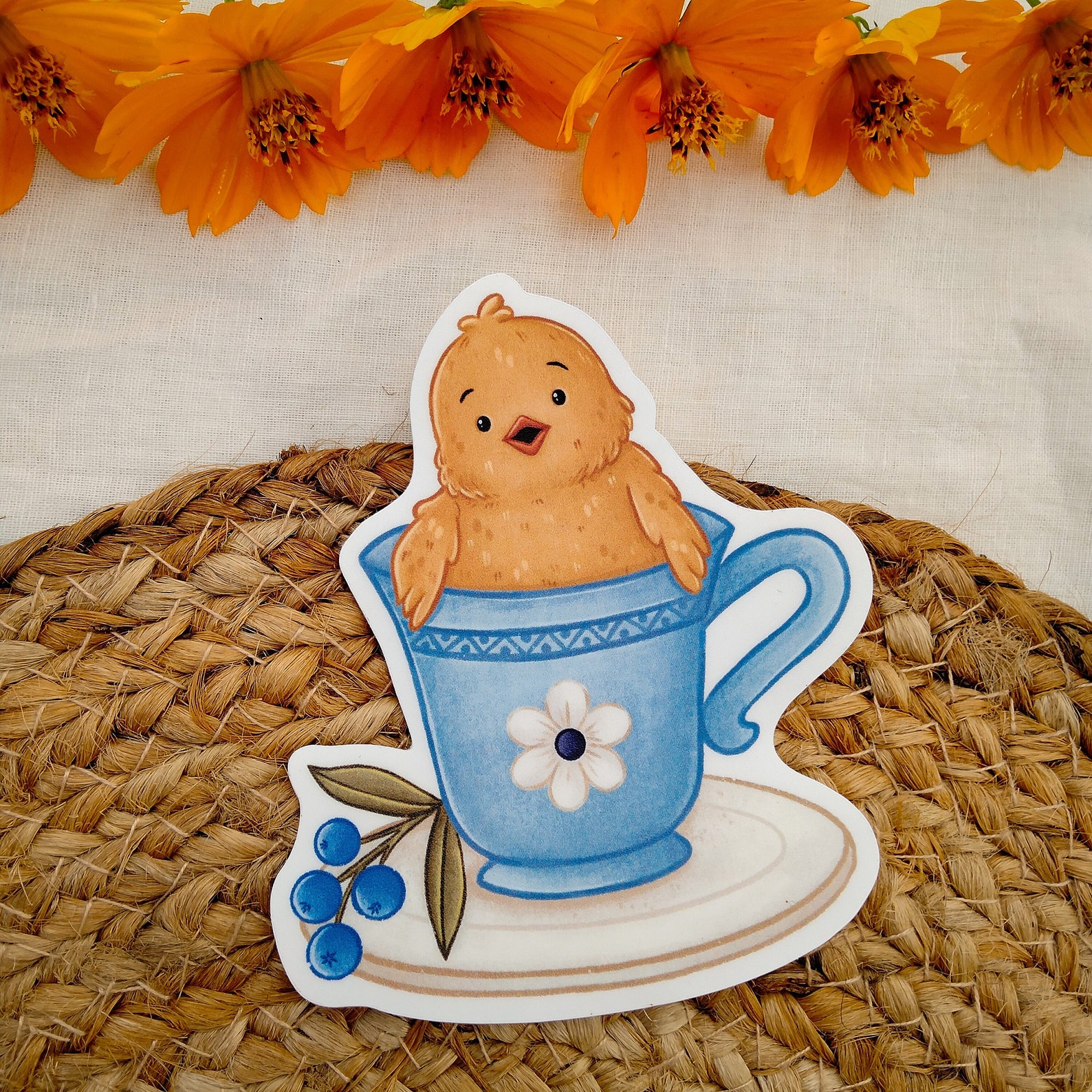 Stickers Vinyl Stickers Chicken Stickers Animals Cute Sticker Kids ...